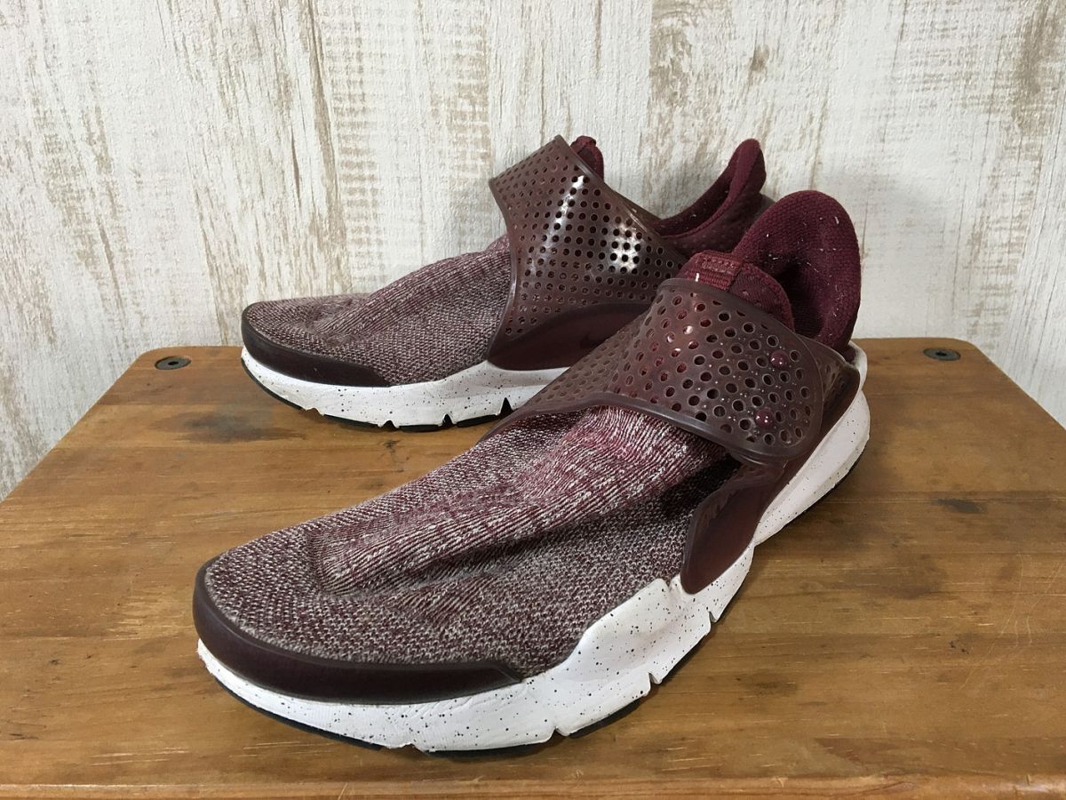 【やや傷や汚れあり】S106☆【ソックダート SE プレミアム ナイトマルーン スニーカー】NIKE ナイキ 紫系 26の落札情報詳細 ...