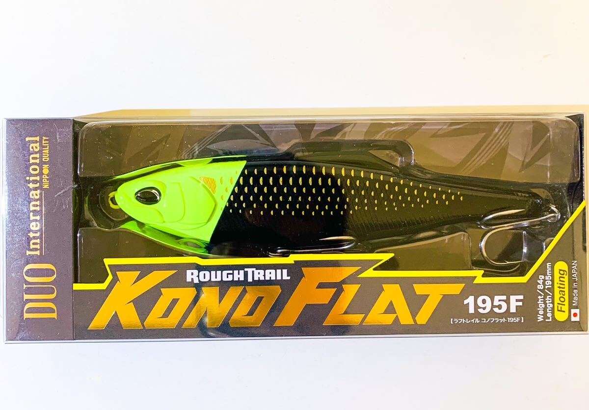 【未使用】☆新品・未使用☆ デュオ ラフトレイル コノフラット195F チャートヘッドブラックコノシロ ② DUO ROUGH TRAIL KONO FLAT195Fの落札情報詳細 ...