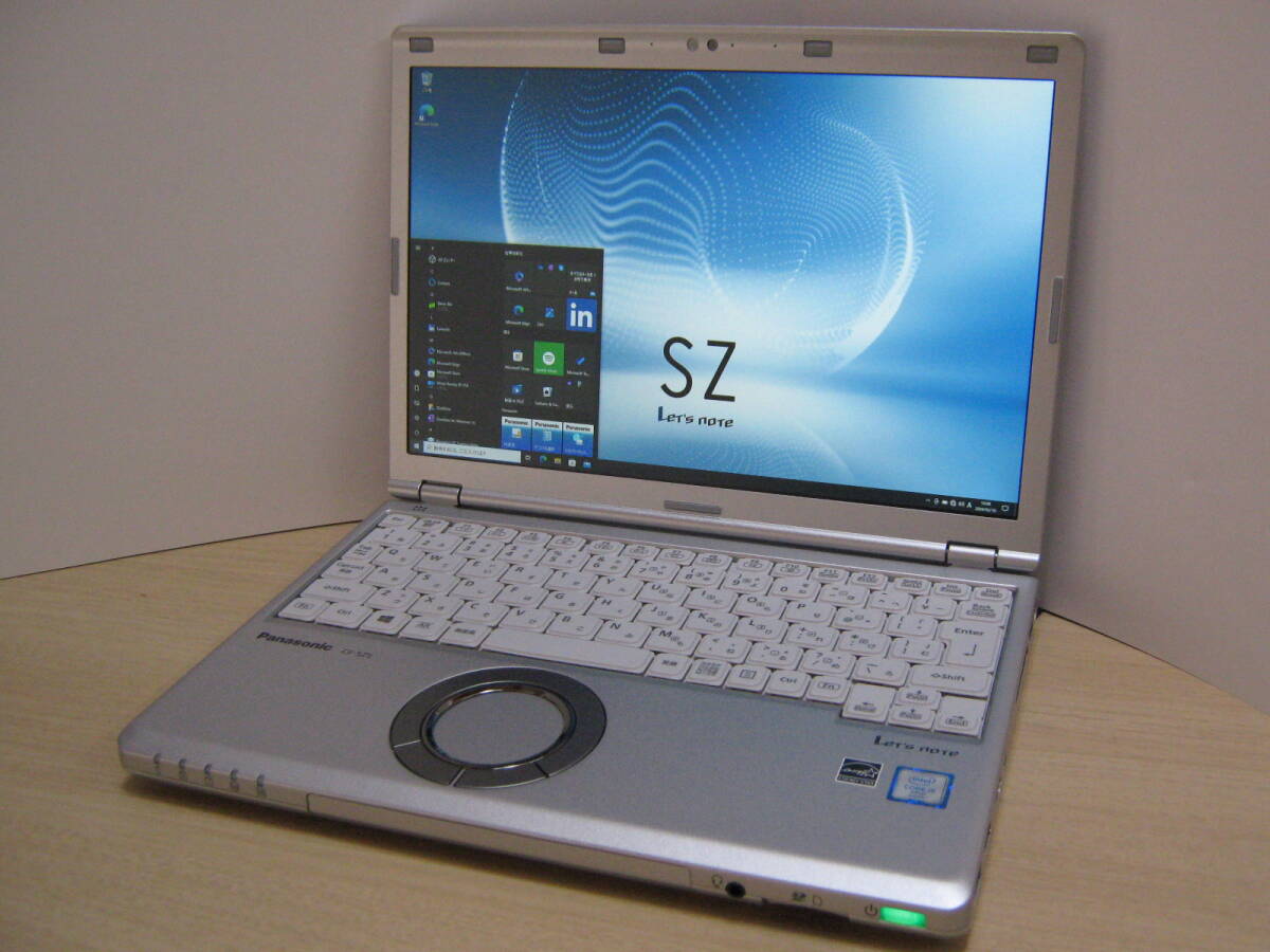 【目立った傷や汚れなし】【累積160時間】 Panasonic Let'snote CF-SZ5 / i5-6300U / メモリ 8GB ...