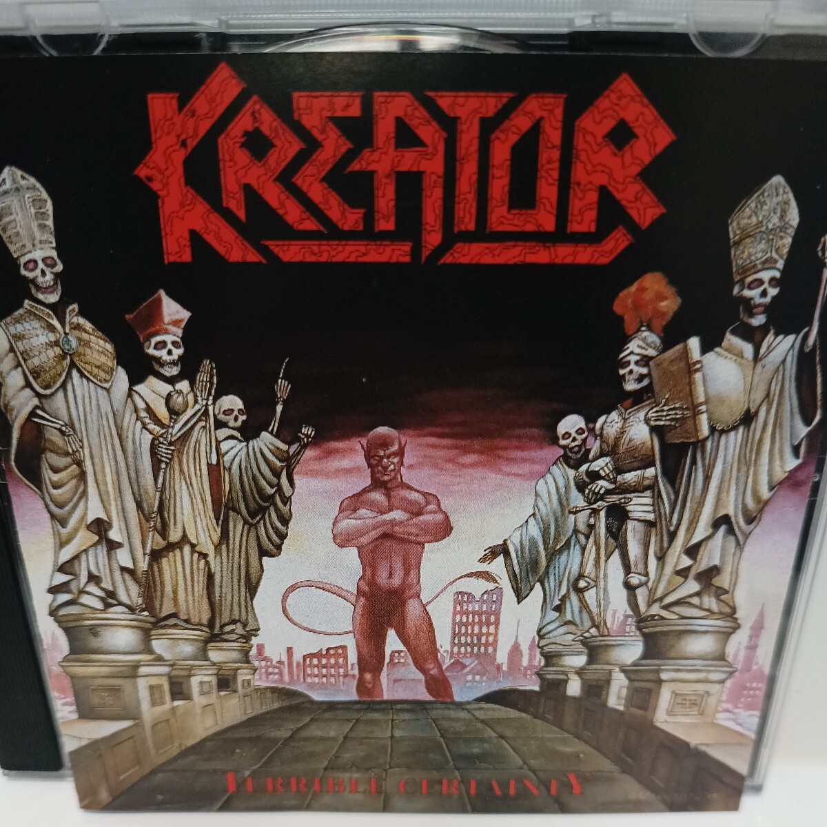 【目立った傷や汚れなし】KREATOR「TERRIBLE CERTAINTY / OUT OF THE DARK 」の落札情報詳細 ...