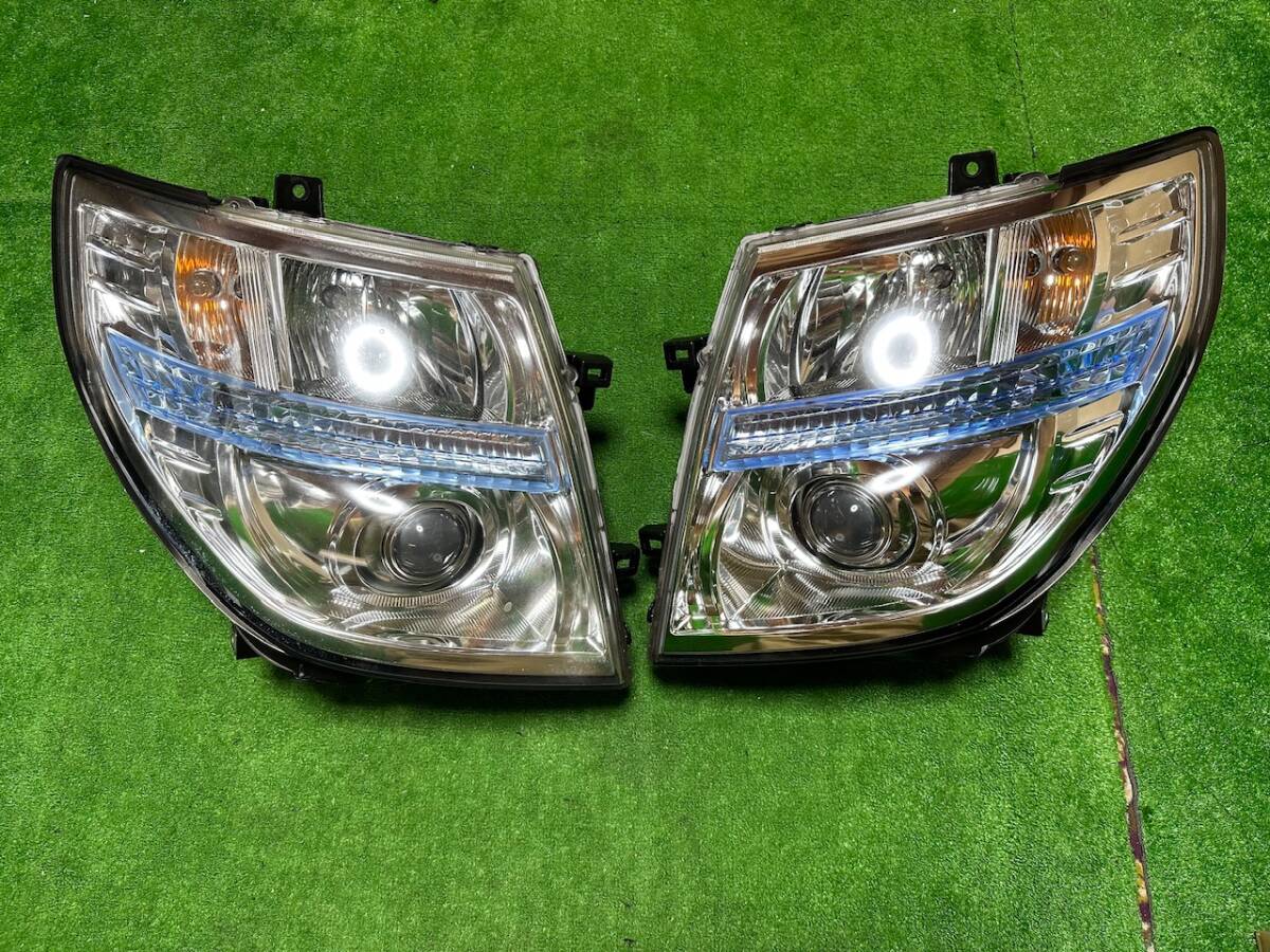【目立った傷や汚れなし】エルグランド E51 中期 後期 HID ヘッドライト LED AFS付き KOITO 100-24852 NE51 MNE51 左 右 セット。。。C5の落札情報詳細 ...