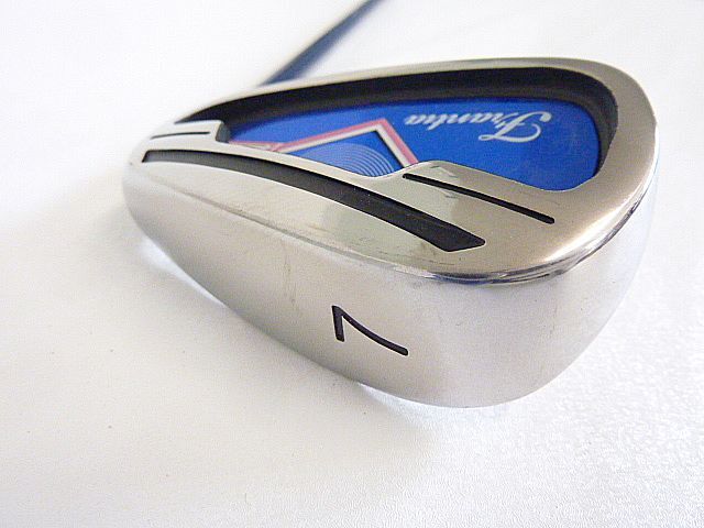 【やや傷や汚れあり】t282 美品 レディース FRANTIA フランティア ゴルフ クラブ 単品 アイアン 7番 STAINLESS ...