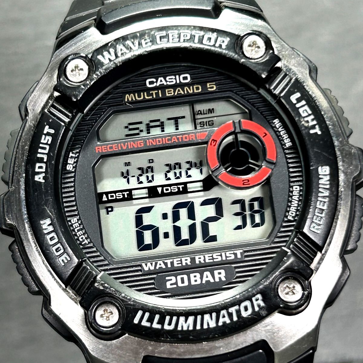 No.431 CASIO(カシオ)wave ceptor ウェーブセプター 3721 WVQ-110TDJ TOUGH SOLAR 電波 ...
