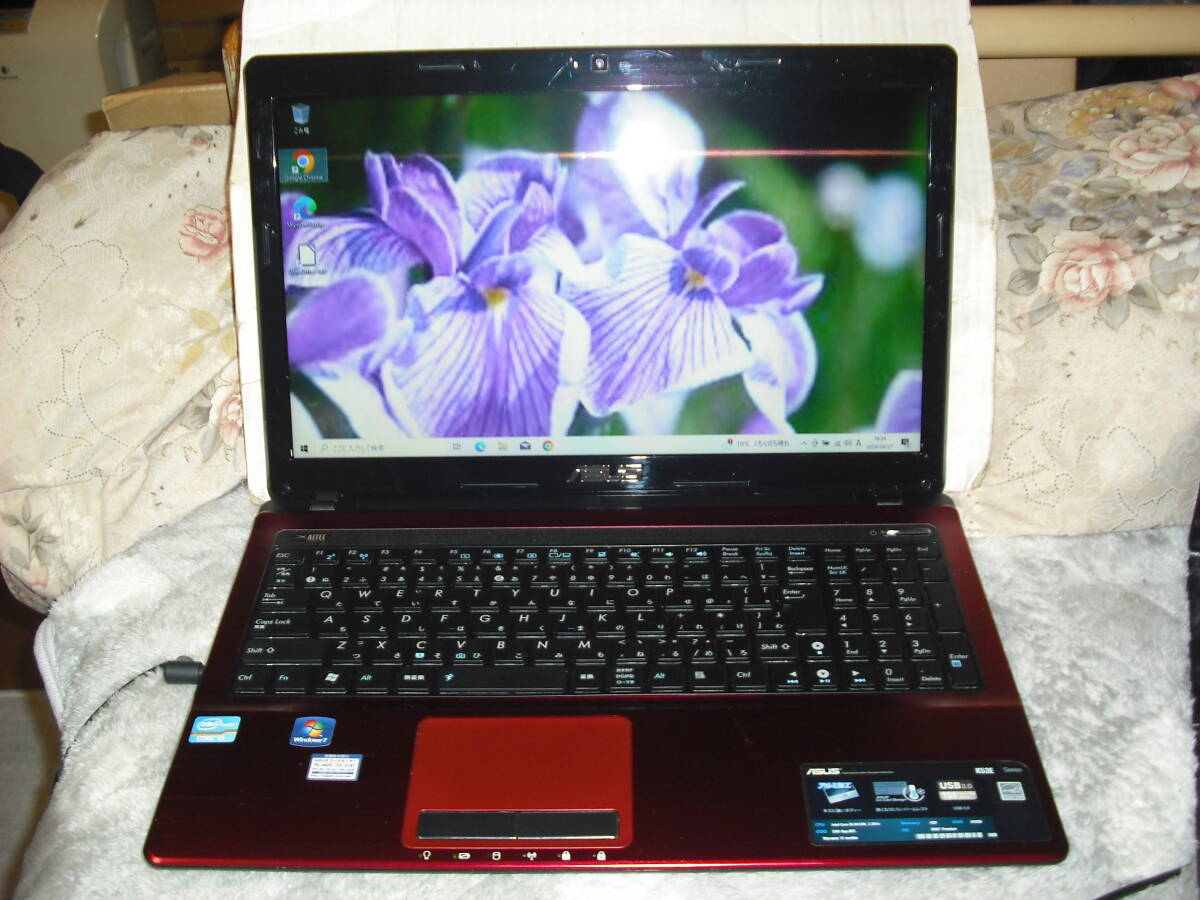 【目立った傷や汚れなし】お買得！ ASUS K53E Windows10 Home 64bit Intel Core i5-2410M 2 ...