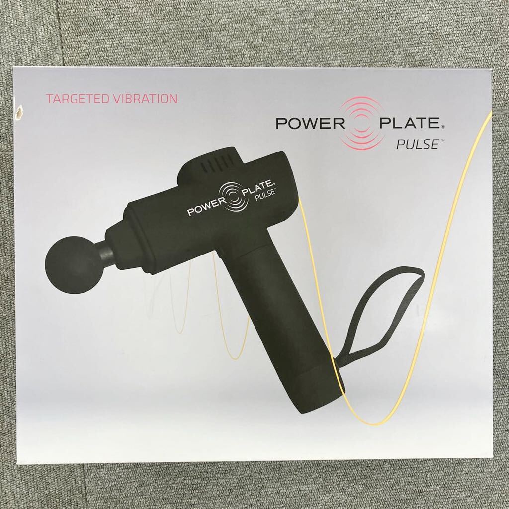 【目立った傷や汚れなし】&【売り切り】POWER PLATE PULSE パワープレートパレス マッサージ器 P1219 充電式 筋膜リリース ...