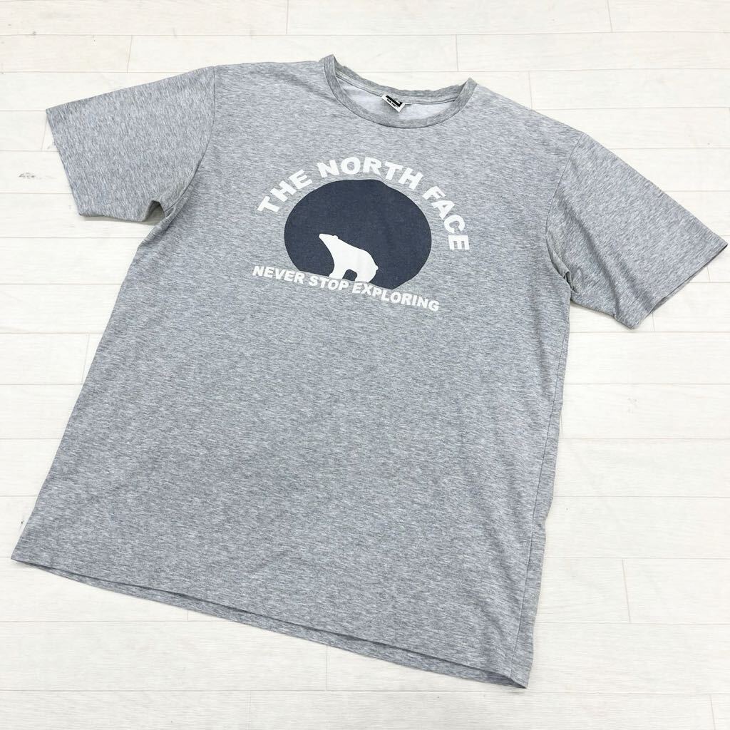 【やや傷や汚れあり】1434 THE NORTH FACE ザ ノースフェイス トップス カットソー 半袖 tシャツ クルーネック カジュアル グレー メンズXLの落札情報詳細 - Yahoo ...
