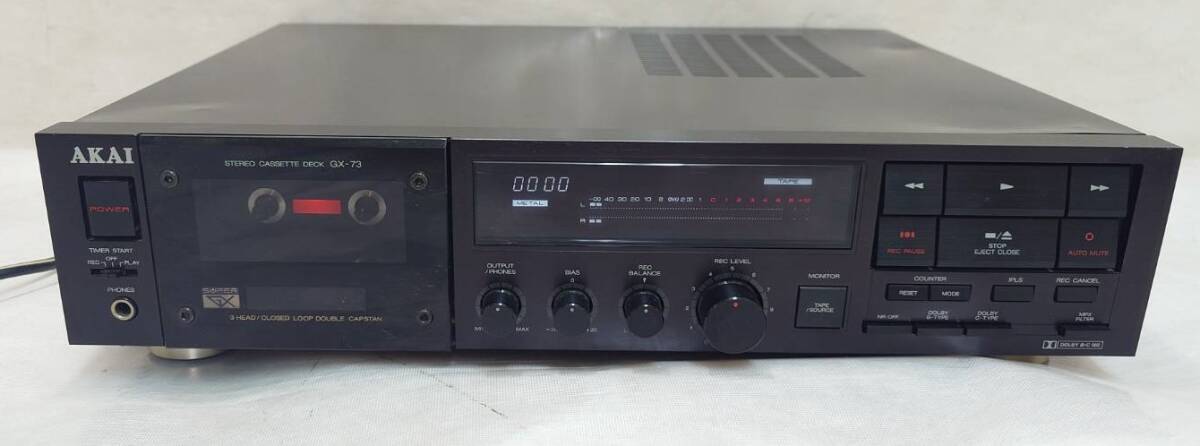 【傷や汚れあり】AKAI アカイ GX-73 3ヘッドカセットデッキ オーディオ機器 通電確認済みの落札情報詳細 - ヤフオク落札価格検索 オークフリー