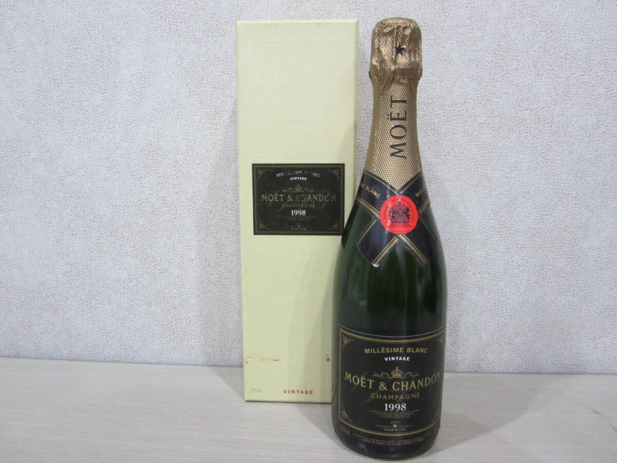 【未使用】1円スタート！ モエ・エ・シャンドン 1998 ミレジム ブラン 750ml 12.5% 未開栓 箱付き モエシャンドン MOET＆CHANDON シャンパンの落札情報詳細 ...