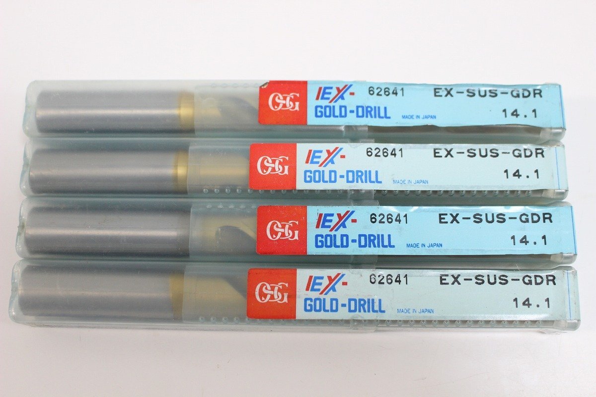 【未使用に近い】【未使用保管品】 OSG オーエスジー GOLD DRILL ゴールドドリル EX SUS GDR 14.1 4本 5-F099/1/60Pの落札情報詳細 - Yahoo ...