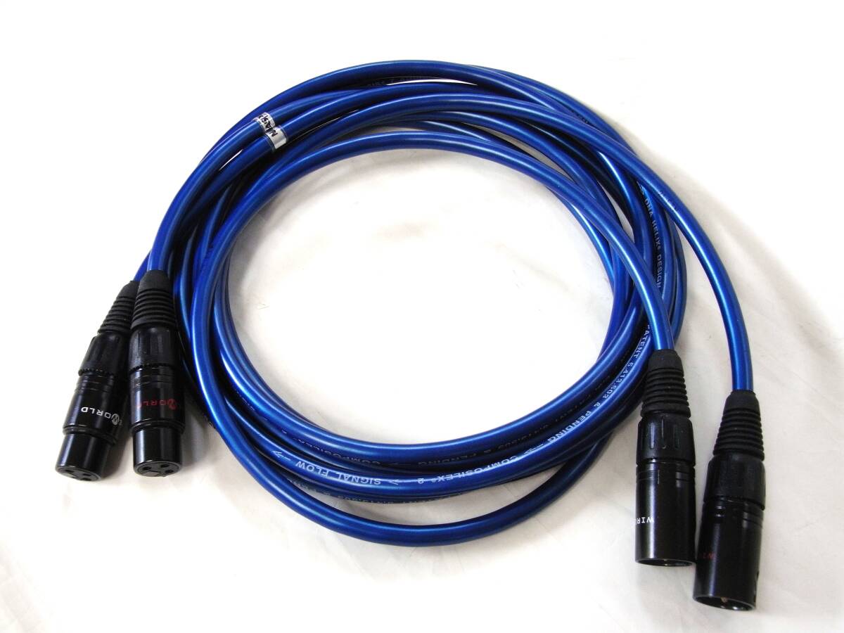【目立った傷や汚れなし】WIRE WORLD社(米国)のXLRケーブル [OASIS 7 AUDIO INTERCONNECT] 2m ペアーの落札情報詳細 - ヤフオク落札価格検索 オークフリー