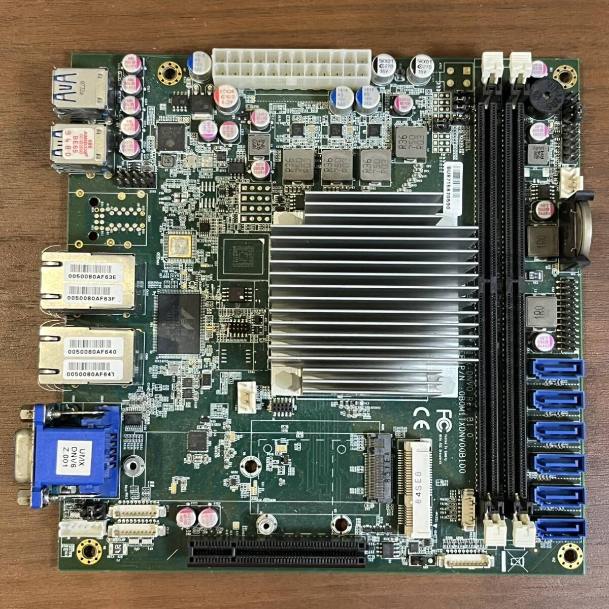 【目立った傷や汚れなし】【1円スタート】Kontron MITX-DNV6 | Atom C3538 (4コア,TDP15W) 搭載 Mini ...