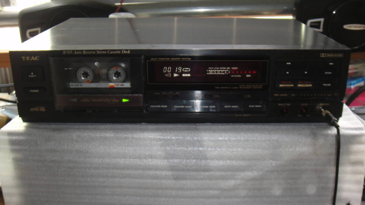 【やや傷や汚れあり】TEAC R-515 カセットデッキ 中古現状動作品！！の落札情報詳細 - Yahoo!オークション落札価格検索 オークフリー