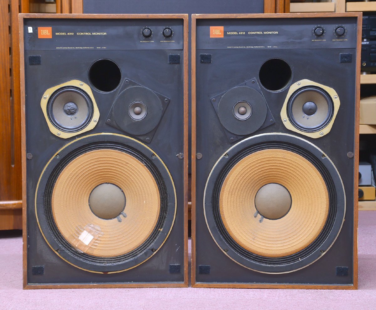 【全体的に状態が悪い】JBL 4312 CONTROL MONITOR 3ウェイ スピーカー ジャンク品の落札情報詳細 - Yahoo!オークション落札価格検索 オークフリー