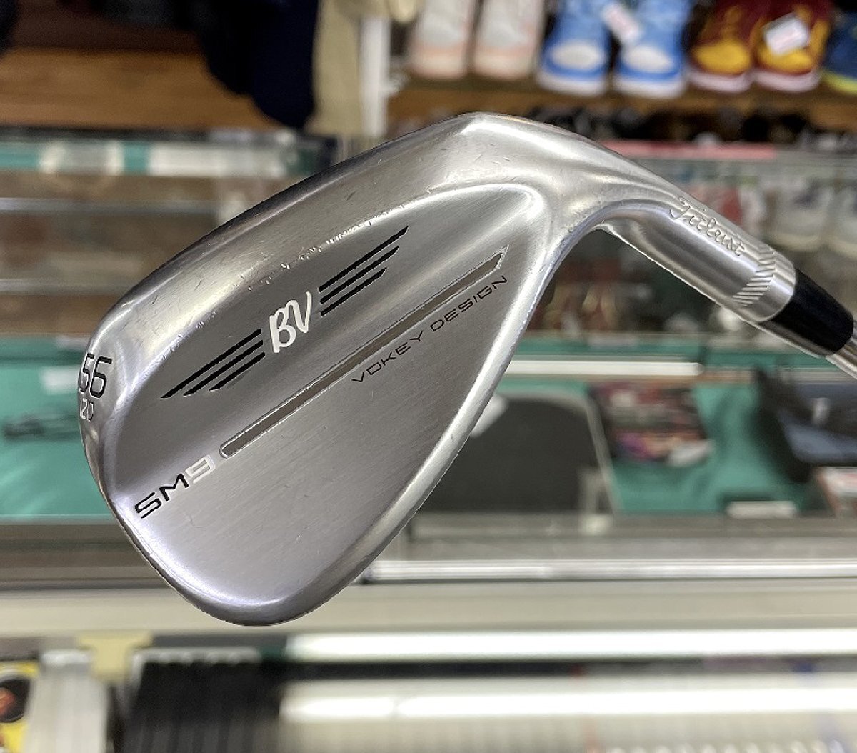 【目立った傷や汚れなし】美品 Titleist VOKEY DESIGN SM9 56-12D ウェッジ BV105 オリジナルスチール ...