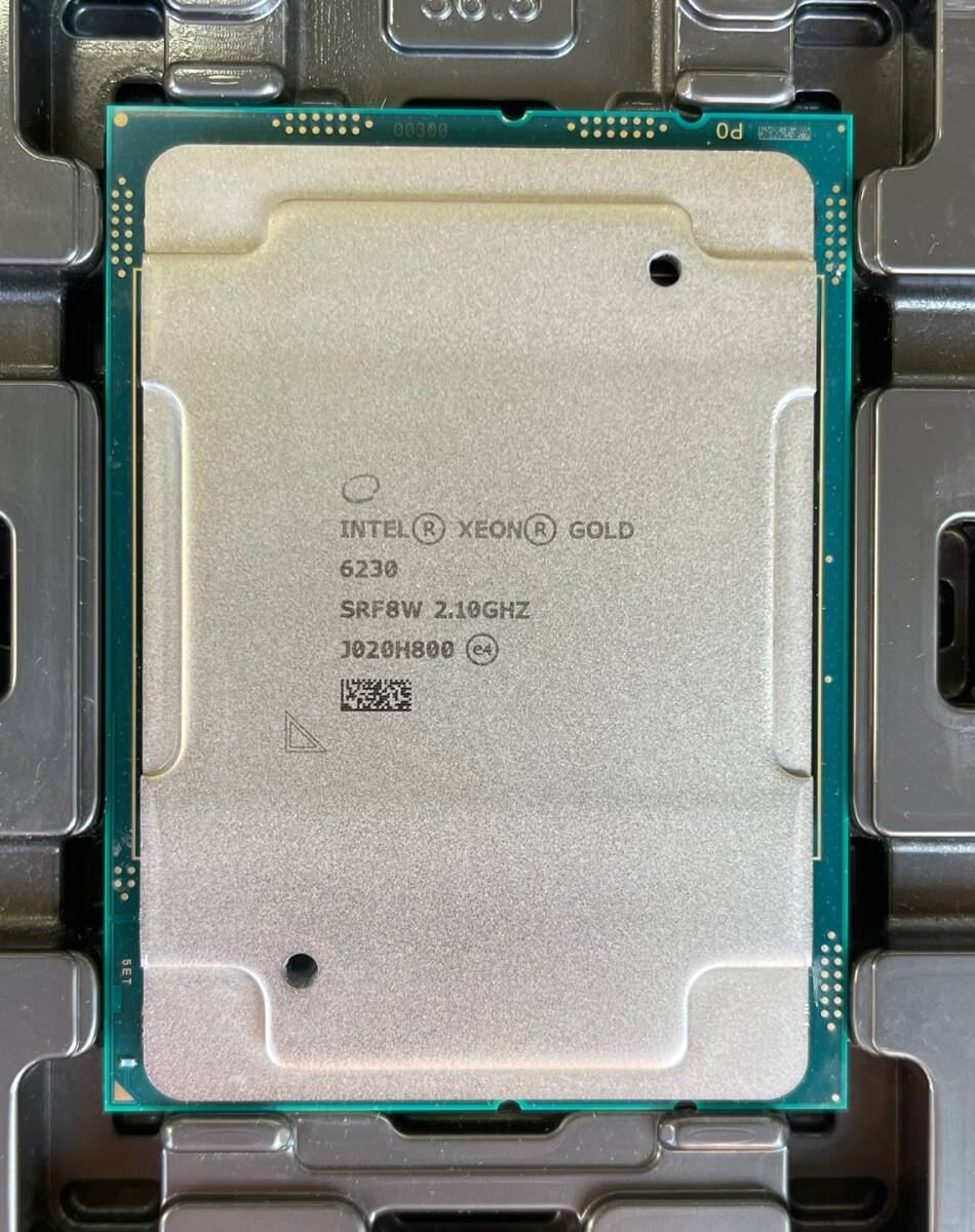 【目立った傷や汚れなし】Intel Xeon Gold 6230 20Core 2.10GHz SRF8W 27.5MB 125W ...
