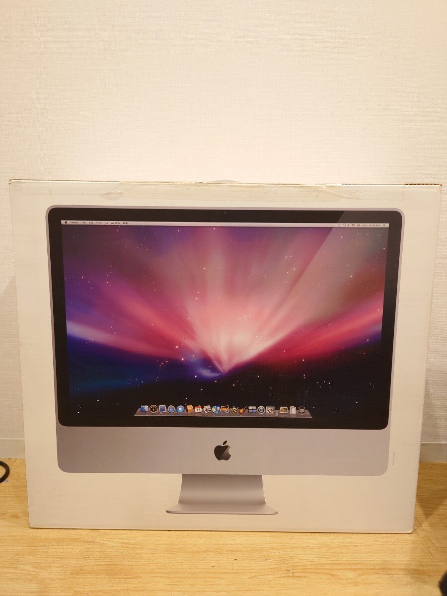 【やや傷や汚れあり】sr1234 085 手渡し可 未開封品 Apple iMac A1225 デスクトップパソコン パソコン PC 家電 ...