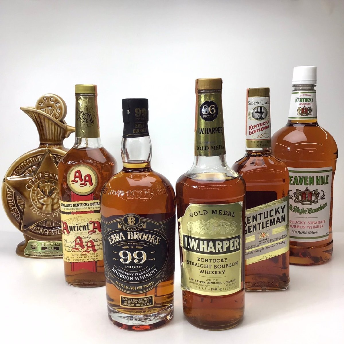 【未使用】【1円～】【未開栓】 WARLD FAMOUS LIQUORS ミニボトル ウイスキー ブランデー ヘイグ エンシェントエイジ ...
