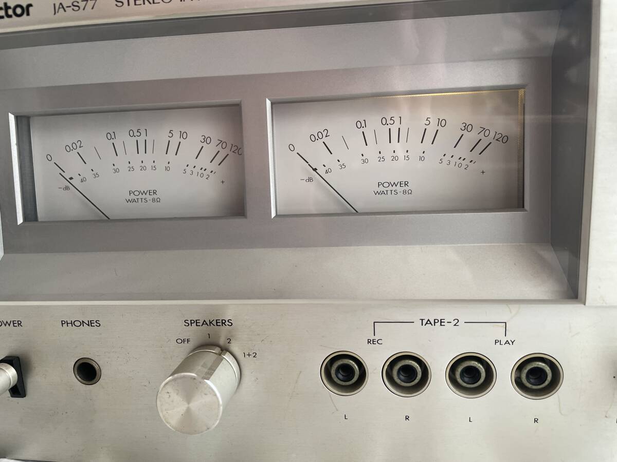【傷や汚れあり】通電確認済 victor JA-S77 プリメインアンプ ビクターの落札情報詳細 - Yahoo!オークション落札価格検索 オークフリー
