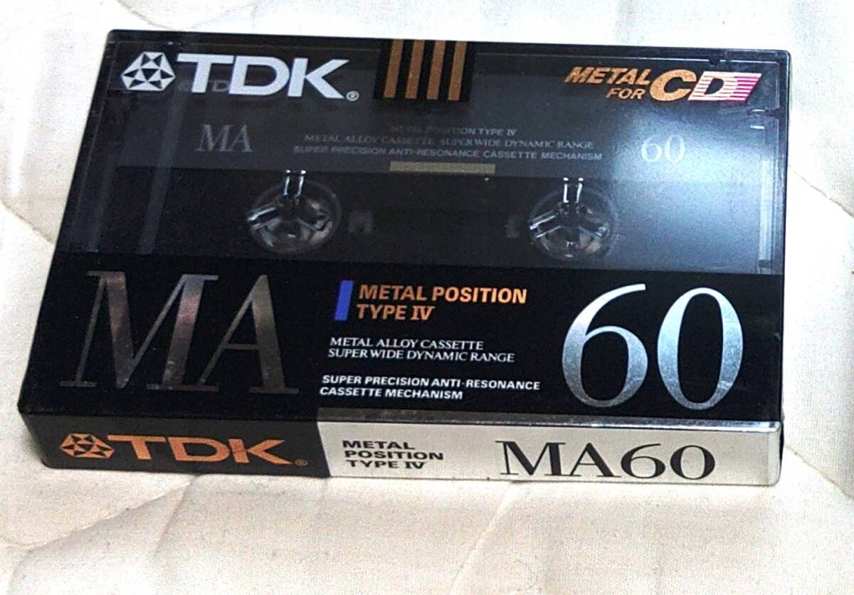 【未使用】TDK MA60 TYPE IV METAL POSITION メタルポジション カセットテープ 1本 未開封 未使用品の落札情報詳細 - Yahoo!オークション落札価格検索 オークフリー