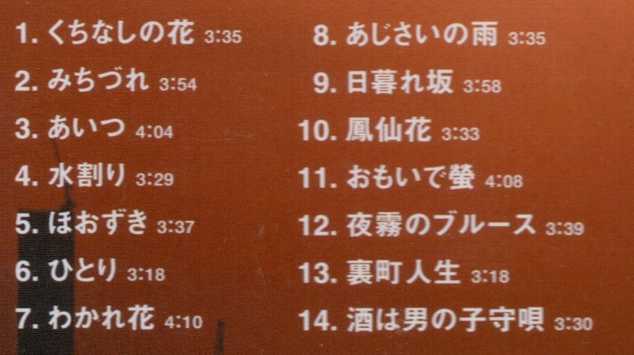 【やや傷や汚れあり】渡哲也 ベスト ＆ ベスト 2008年盤 PBB-61 BEST & BEST 14曲 くちなしの花 みちづれ あいつ あじさいの雨 水割り ひとり ほおずき おもいでの ...