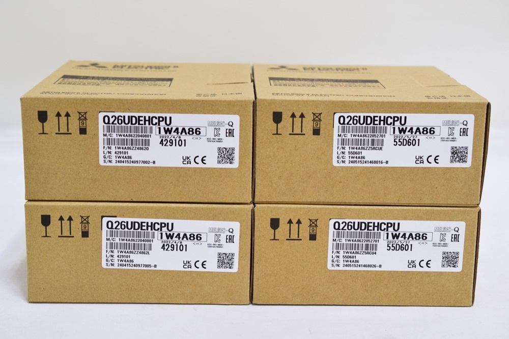 【未使用】未使用 三菱電機 ユニバーサルモデルQCPU Q26UDEHCPU (2022年製) ×4個セットの落札情報詳細 - ヤフオク落札 ...
