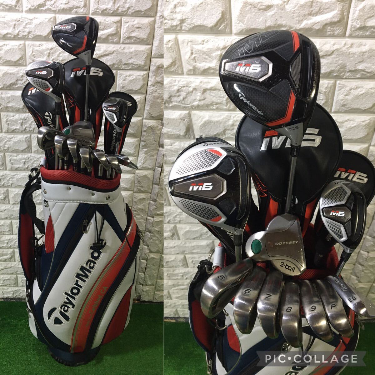 【やや傷や汚れあり】超豪華☆TaylorMade(テーラーメイド)☆M6＆r7アイアン等☆男性用ゴルフクラブセット テーラーメイド製キャディーバッグ付きの落札情報詳細 - ヤフオク落札価格検索 ...