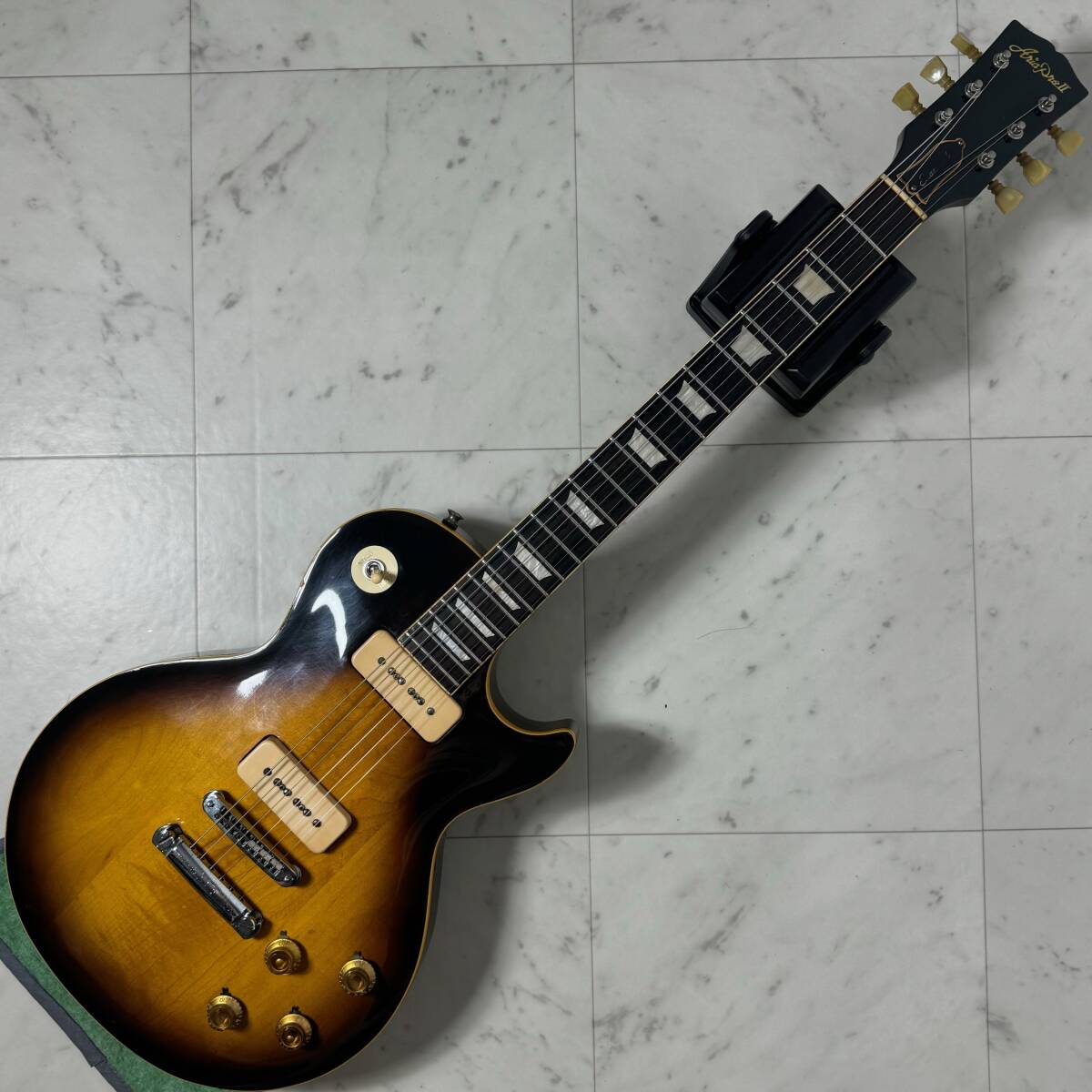 【やや傷や汚れあり】希少 Aria Pro II LS-600P 1980年 P-90 マツモク 日本製 フレットエッジバインディング ...