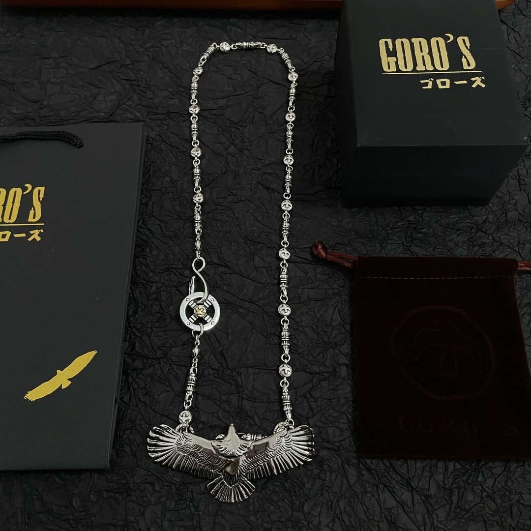 【未使用に近い】Goro's ゴローズ ブランドアクセサリー ネックレス ペンダント イーグル セット 希少 中古の落札情報詳細 - Yahoo!オークション落札価格検索 オークフリー