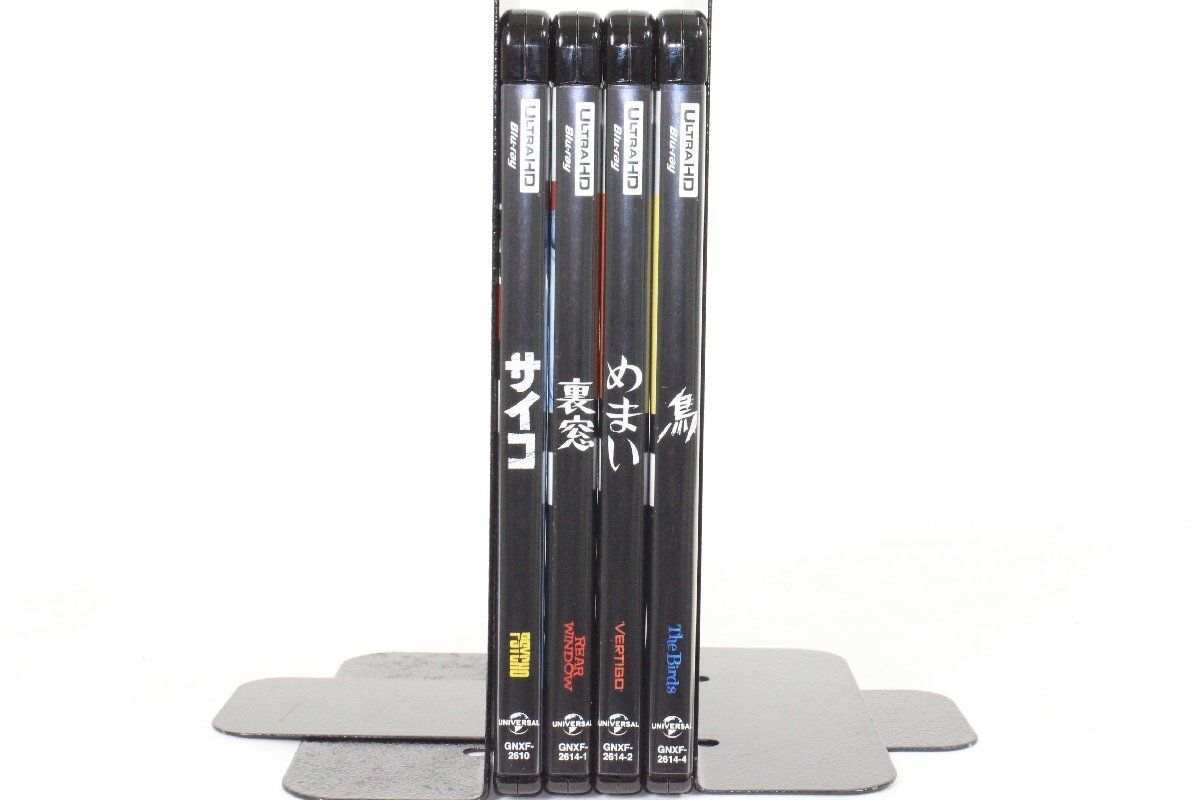 【やや傷や汚れあり】アルフレッド・ヒッチコック ＊ 4K Ultra HD + Blu-ray [サイコ] [めまい] [裏窓] [鳥] 4点セット ＊ #8538の落札情報詳細 ...