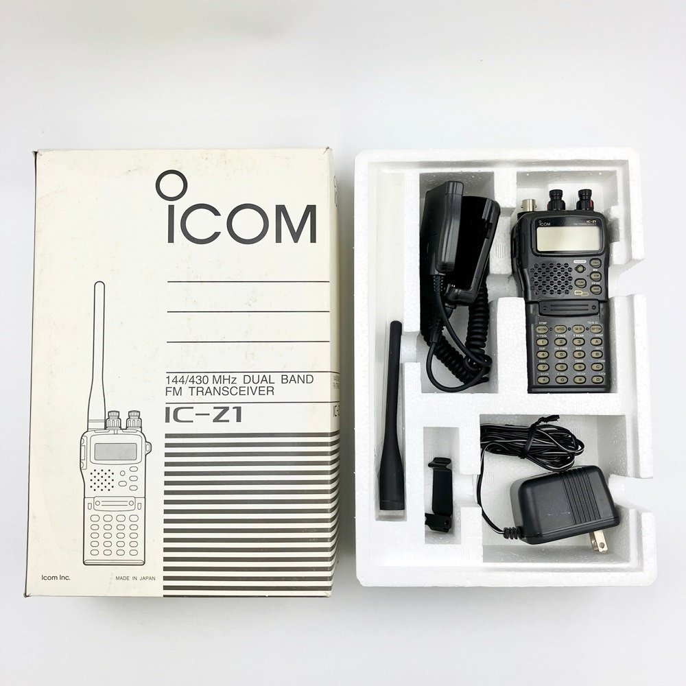 【全体的に状態が悪い】A) 【ジャンク扱い】 iCOM アイコム 144MHz/430MHz デュアル バンド FM トランシーバー IC ...