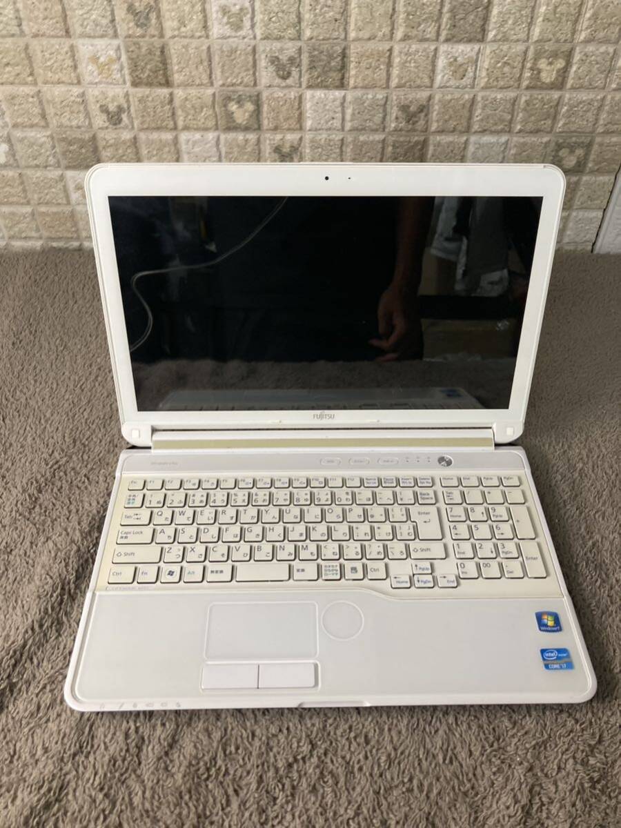 【やや傷や汚れあり】★ 富士通 LIFEBOOK AH77/E Core i7 Windows 7 ブルーレイ ノート ジャンク ノート ...