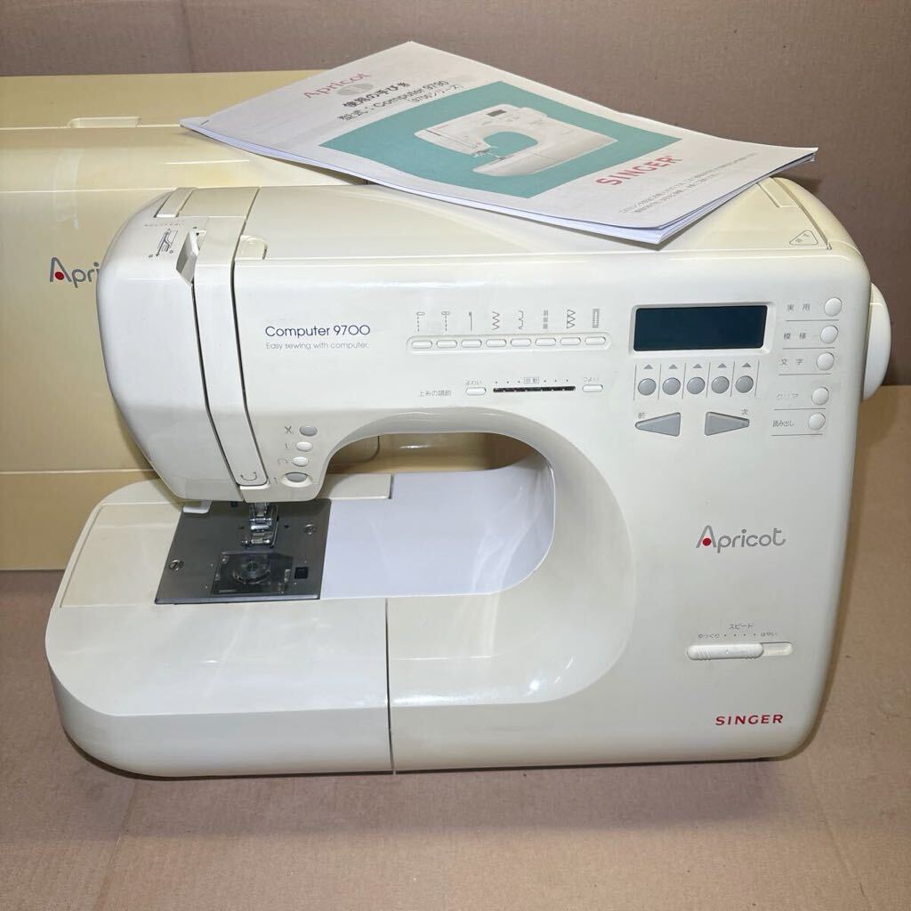 【やや傷や汚れあり】【動作品】 SINGER（シンガー） Apricot Computer 9700 家庭用ミシンの落札情報詳細 ...