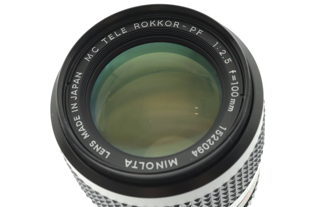 【全体的に状態が悪い】VMPD6-714-48 MINOLTA ミノルタ レンズ MC TELE ROKKOR PF 1:2.5 f ...