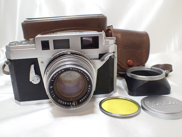 【傷や汚れあり】8169[T]レア♪ Konica ⅢA コニカ 3A レジンファインダー フィルムカメラ Hexanon 1.8 50mm / ジャンクの落札情報詳細 - Yahoo ...