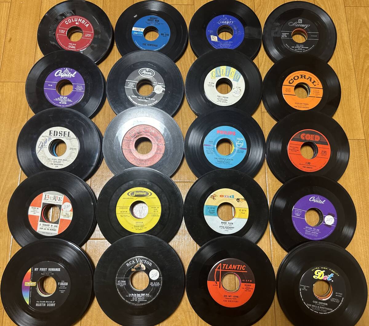 【やや傷や汚れあり】50s 60s オリジナル盤 200枚以上セット全てus盤☆7インチ ロックンロール カントリー Soulfunk
