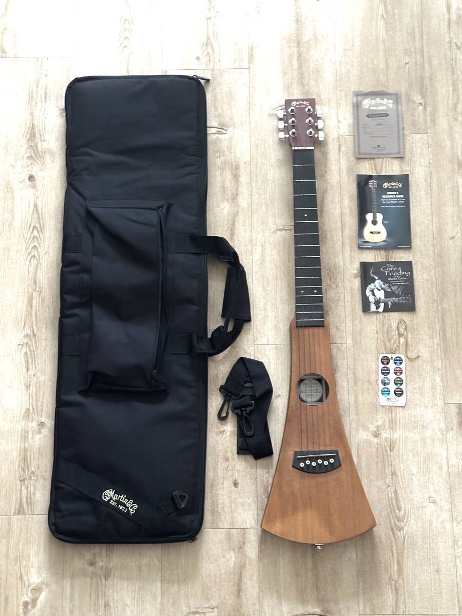 【やや傷や汚れあり】Martin Backpacker マーチン マーティン バックパッカー トラベルギター ソフトケース ストラップ ...