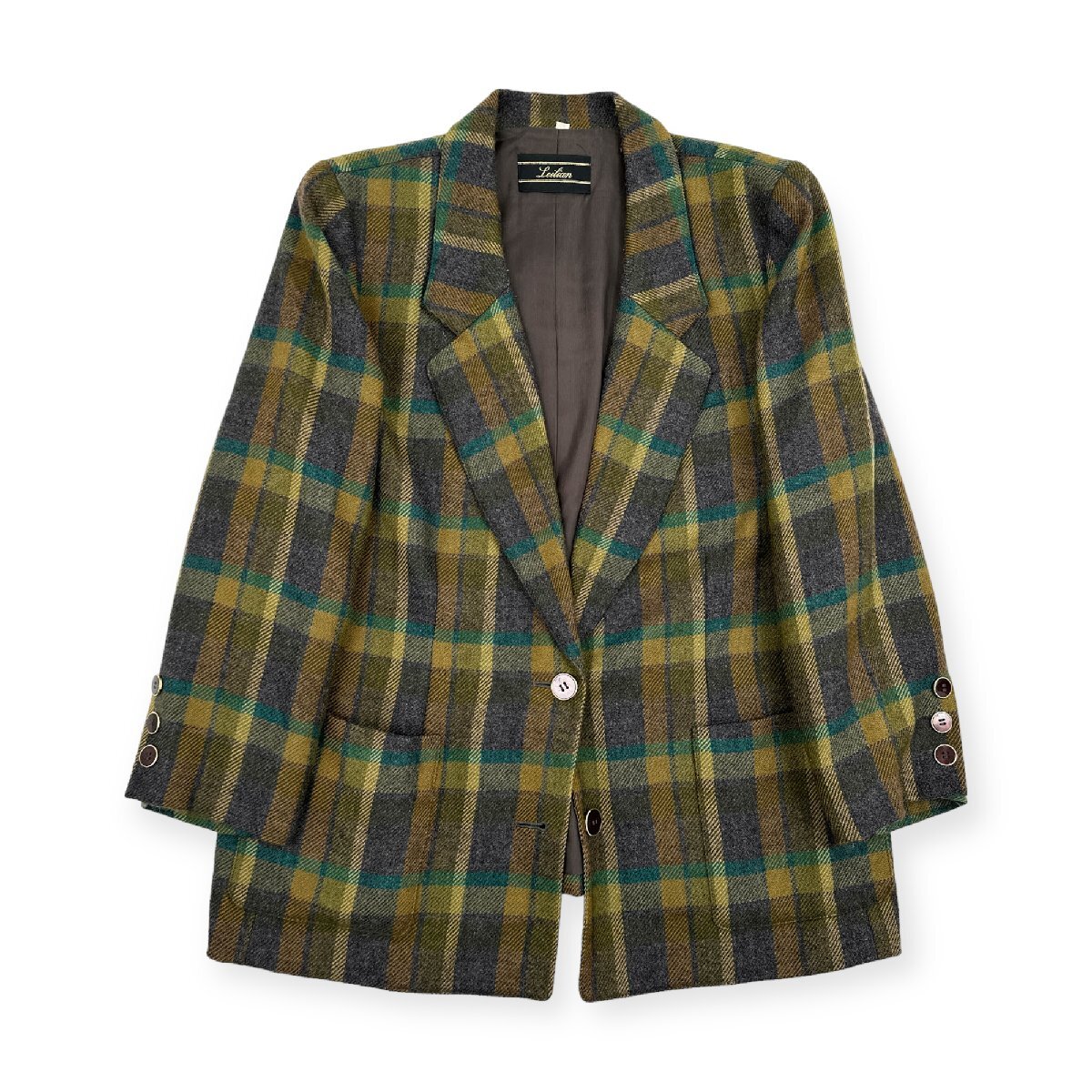 【目立った傷や汚れなし】Leilian レリアン EMMERICH&EGER 高品質 ウール チェック シングル テーラードジャケット サイズ 17＋の落札情報詳細 - Yahoo ...