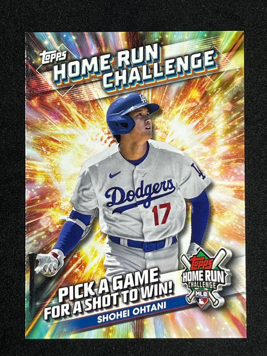 【目立った傷や汚れなし】大谷翔平 ホームランチャレンジ 2024 Topps Series 2 HOME RUN CHALLENGE SHOHEI OHTANI HRC-1】 ドジャースの落札 ...