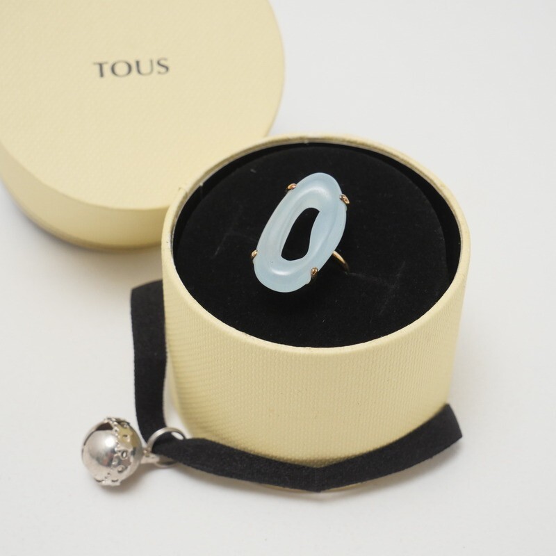 【未使用】GI6719〇未使用*TOUS トウス*925/スターリングシルバー/VERMEIL SILVER*13号相当*レディース リング*指輪*ブルー×ゴールドの落札情報詳細 ...