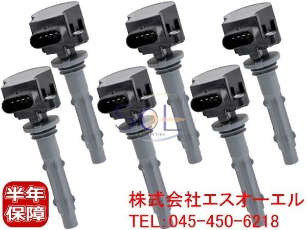 【未使用】ベンツ W221 R230 W209 W219 M272(V6) イグニッションコイル 6本セット S350 S400 SL350 ...