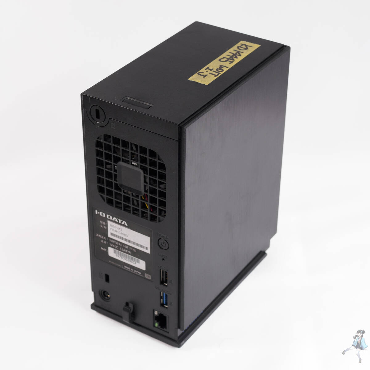 【傷や汚れあり】【KD14445-I/J】I-O DATA HDL2-AA2 NAS 2TB(1TB×2) WD Blue WD20EZRZ ...