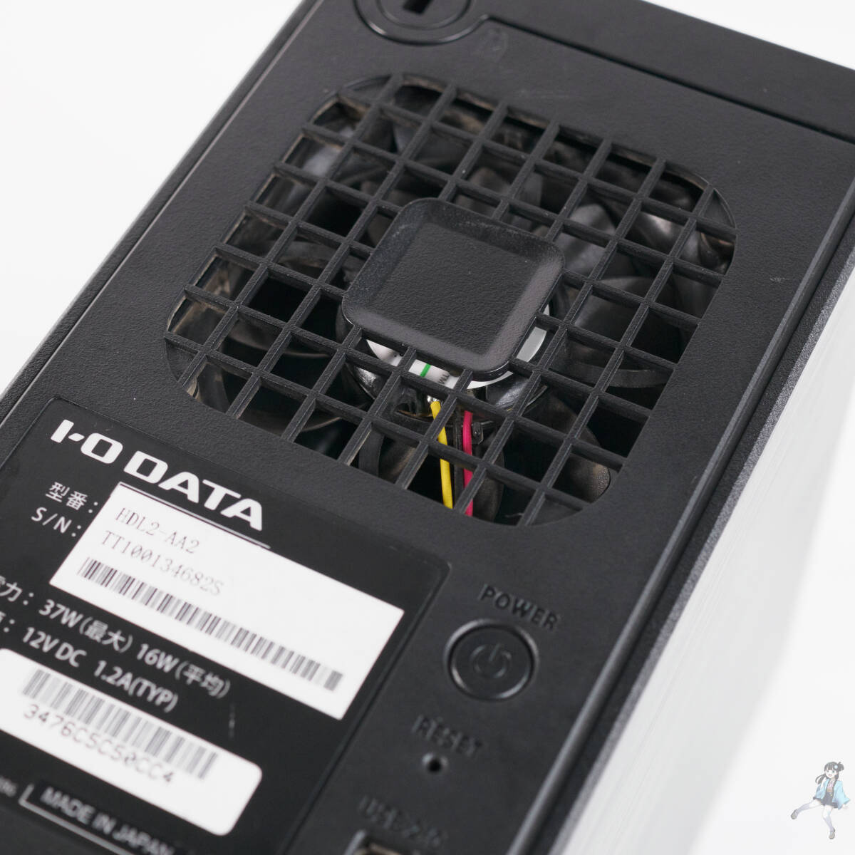 【傷や汚れあり】【KD14445-I/J】I-O DATA HDL2-AA2 NAS 2TB(1TB×2) WD Blue WD20EZRZ ...