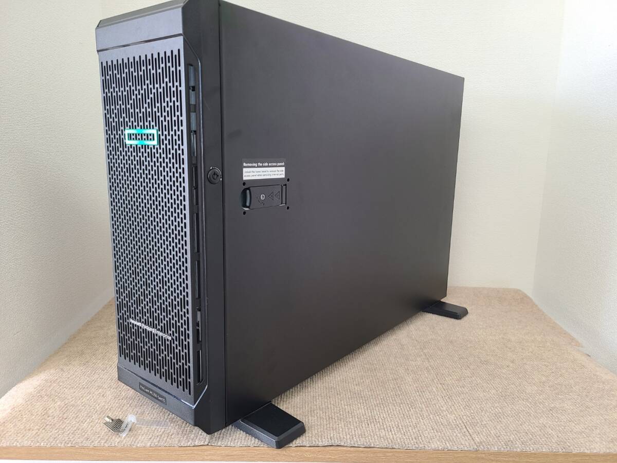 【目立った傷や汚れなし】HP ProLiant ML350 Gen10 2x Silver 4210R 10Core 2.40GHz 96GB ...