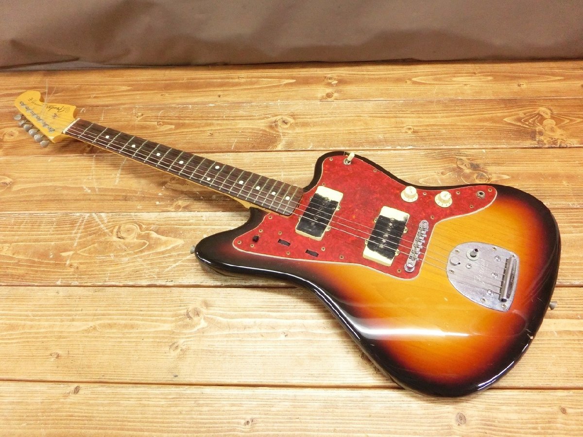 【傷や汚れあり】【HR-7390】1円 Fender JAZZ MASTER フェンダー ジャズマスター エレキギター OFFSET Contour Body 東京引取可 ジャンク【千円市場 ...