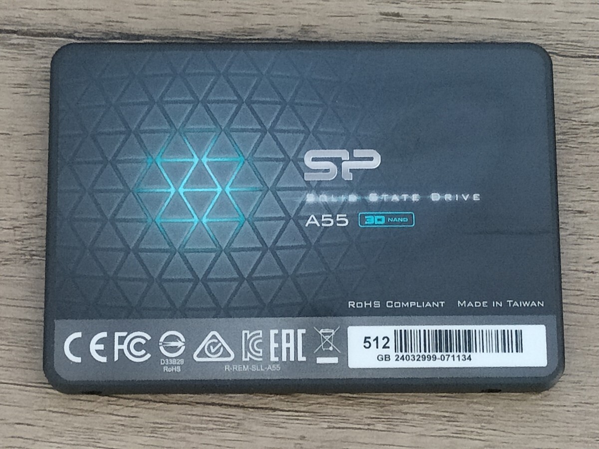 【やや傷や汚れあり】Silicon Power A55 2.5inch SATAⅢ Solid State Drive 512GB 【内蔵型SSD】の落札情報詳細 - Yahoo!オークション ...