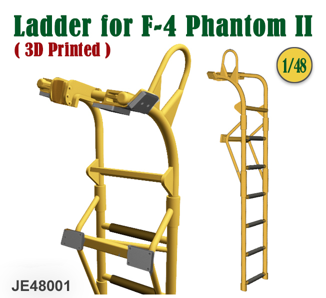 【未使用】 FAT FROG SCALE MODELS【JE48001】1/48 F-4ファントムII 搭乗用ラダー(汎用) の落札情報詳細 ...