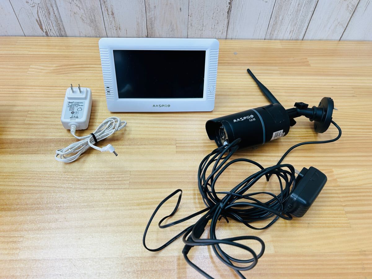 【やや傷や汚れあり】☆ MASPRO マスプロ WHC7M3 WHC7M3-C モニター ワイヤレス HD カメラ セット 防犯 SA-1105N100 ☆の落札情報詳細 - Yahoo ...