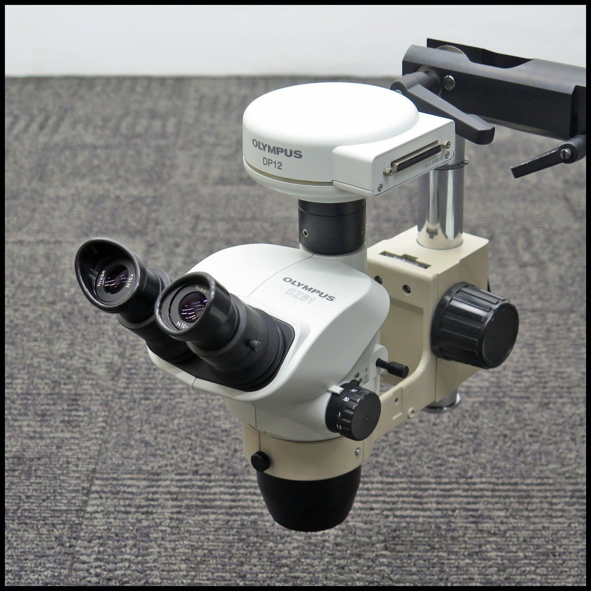 【傷や汚れあり】 4) OLYMPUS/オリンパス 実体顕微鏡 SZ61TR 三眼タイプ ユニバーサル架台：SZ2-STU2 接眼レンズ：Nikon N10x 【現状品】ズーム顕微鏡の落札情報 ...