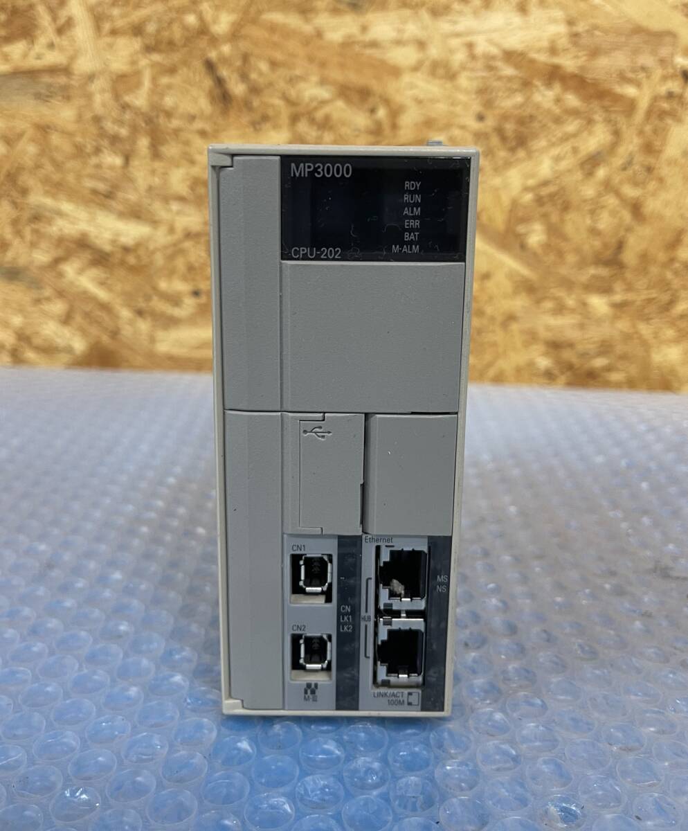 【傷や汚れあり】[CK24576] YASKAWA 安川電機 MP3000 CPU‐202 JEPMC-CP3202-E CPUユニット 現状 ...