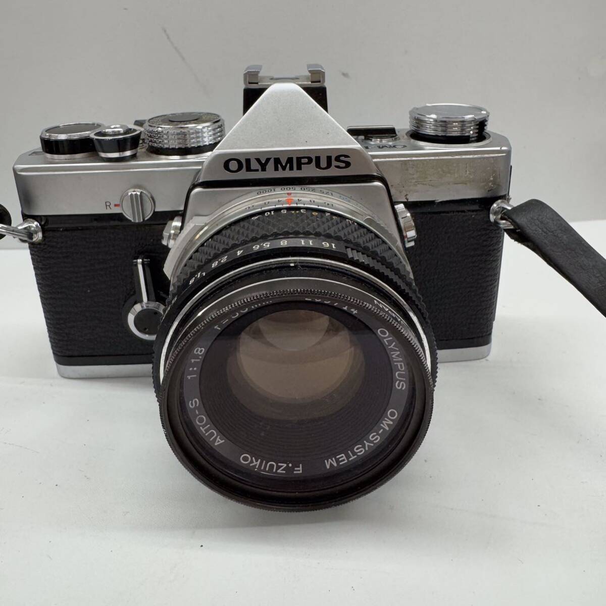 【傷や汚れあり】OLYMPUS オリンパス 一眼レフフィルムカメラ OM-1 OM-SYSTEM F.ZUIKO AUTO-S 1:1.8 f ...